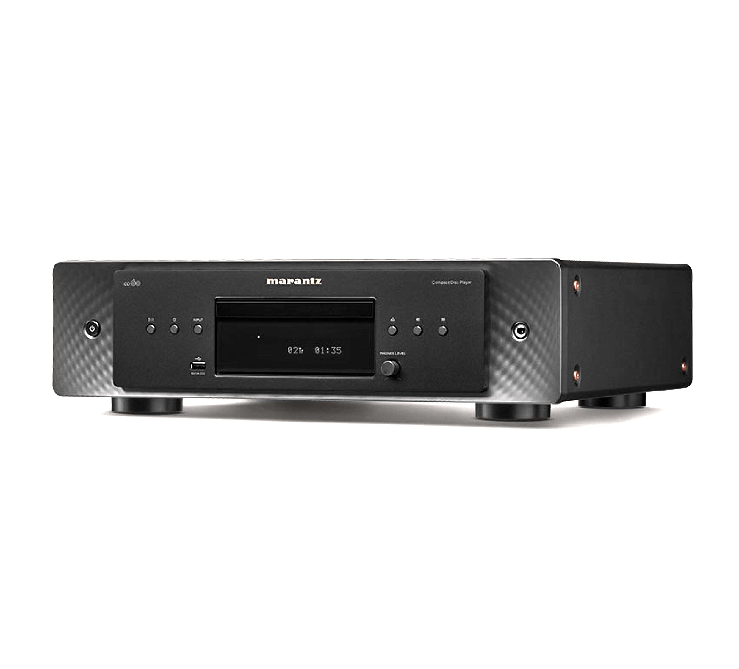 CD60-S Premium CD Player with Modern Design and Custom HDAM - Black ...